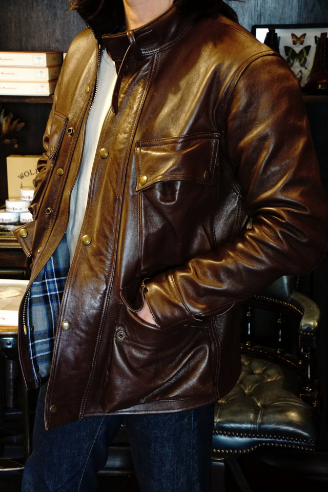 ADDICT CLOTHES JAPAN "B.S.W. Special Order" AD-10 BMC JACKET (SHEEP ...